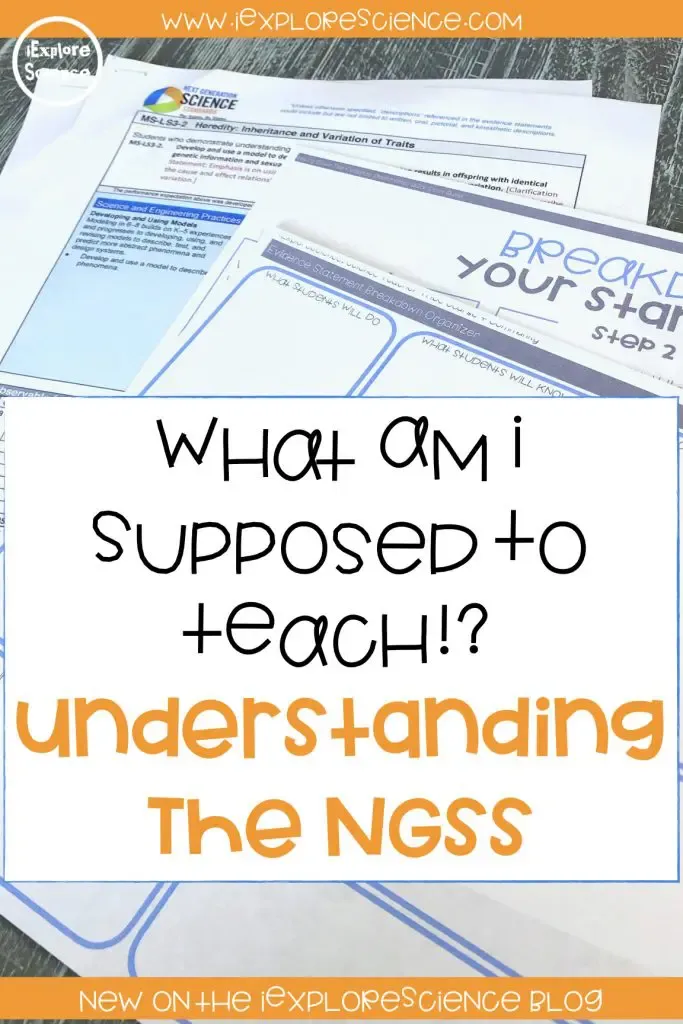 How To Use The NGSS Evidence Statements | iExploreScience